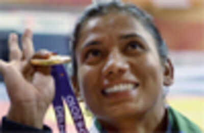 Wrestlers Alka, Anita snatch gold for India | undefined News - Times of ...