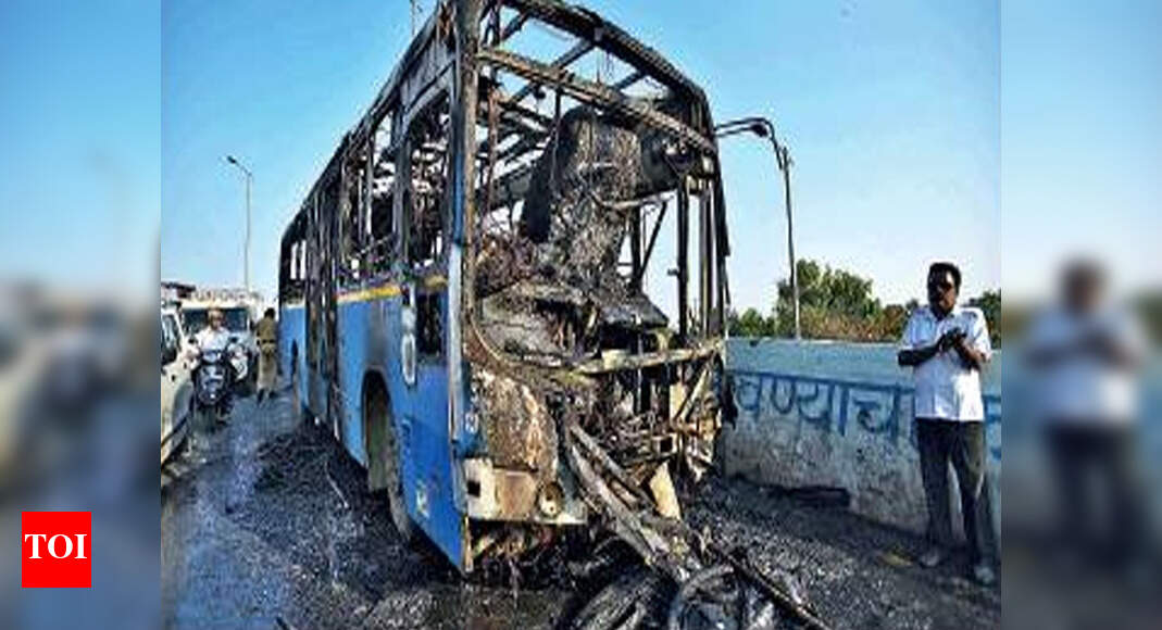 RTO blows hot and cold about PMPML bus fires | Pune News - Times of India