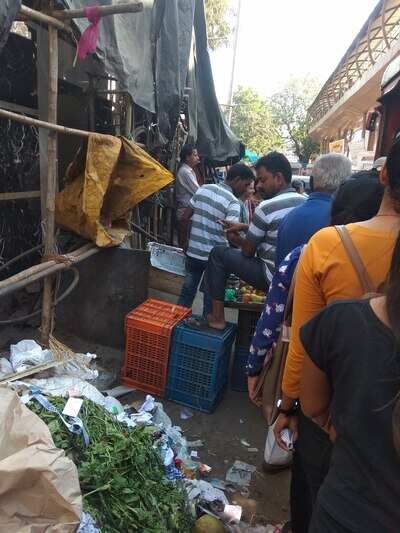 fully encroached bhandup west - Times of India