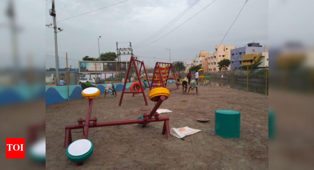 Tyre park opens for children in Trichy | Chennai News - Times of India