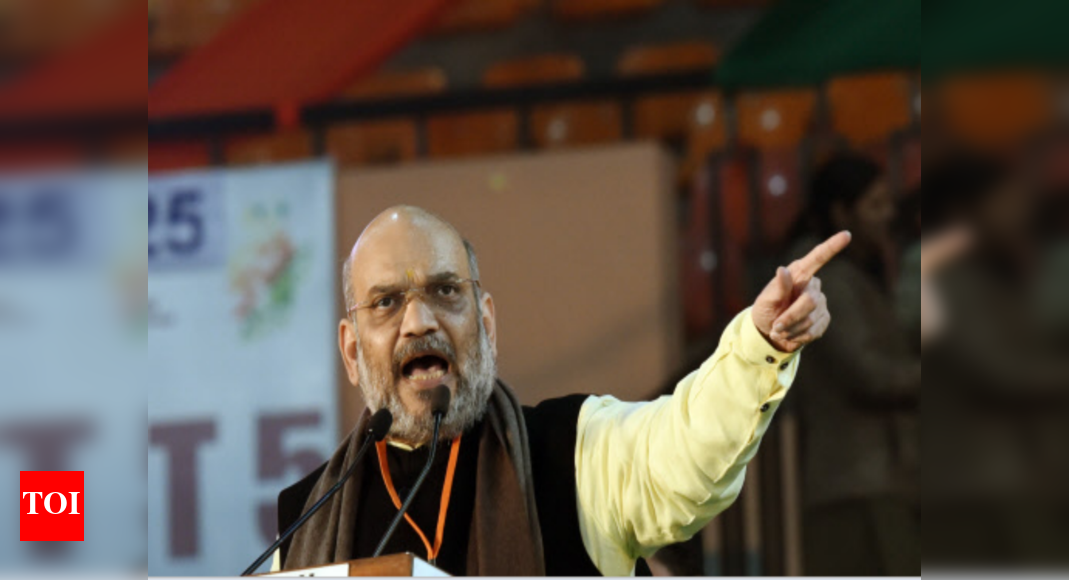 Amit Shah attacks Arvind Kejriwal over controversial Delhi Assembly resolution | India News ...