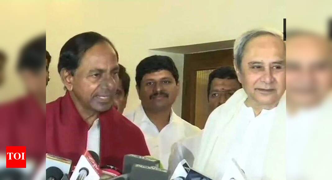 K. Chandrashekar Rao: KCR meets Naveen Patnaik, talks of federal front ...