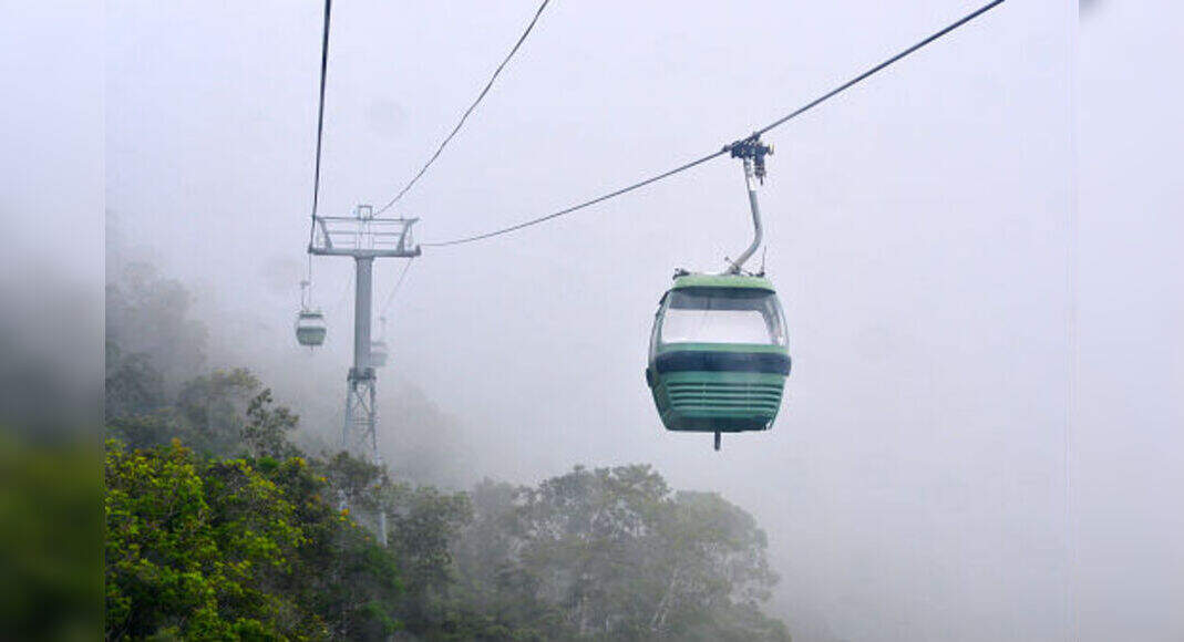 Vaishno Devi Ropeway service begin from Bhawan to Bhairon Mandir ...