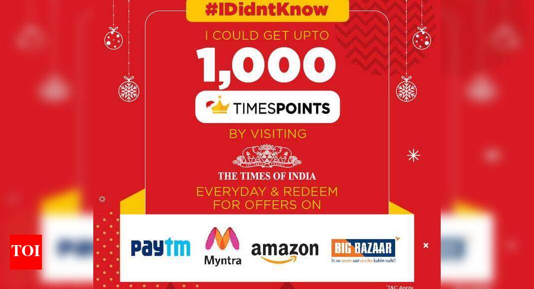 TimesPoints: Get rewarded for every minute you spend with us | India ...