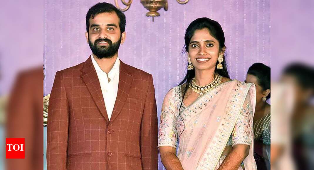 Harshith Reddy and Gowthami’s reception was a fusion of Telangana and ...