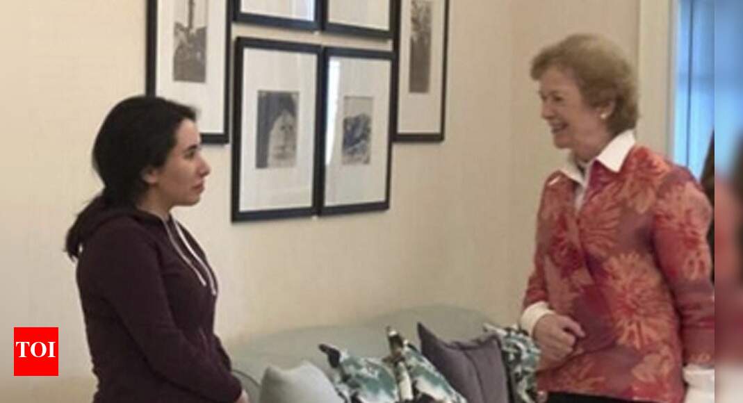 UAE releases first pictures of 'runaway' princess - Times of India