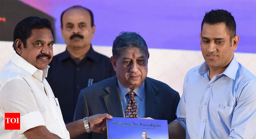 Srinivasan praised for his efforts to improve sportspersons | Cricket ...