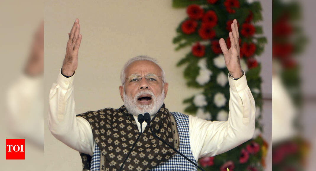 PM Narendra Modi attacks Congress on loan waiver promises, calls them ...