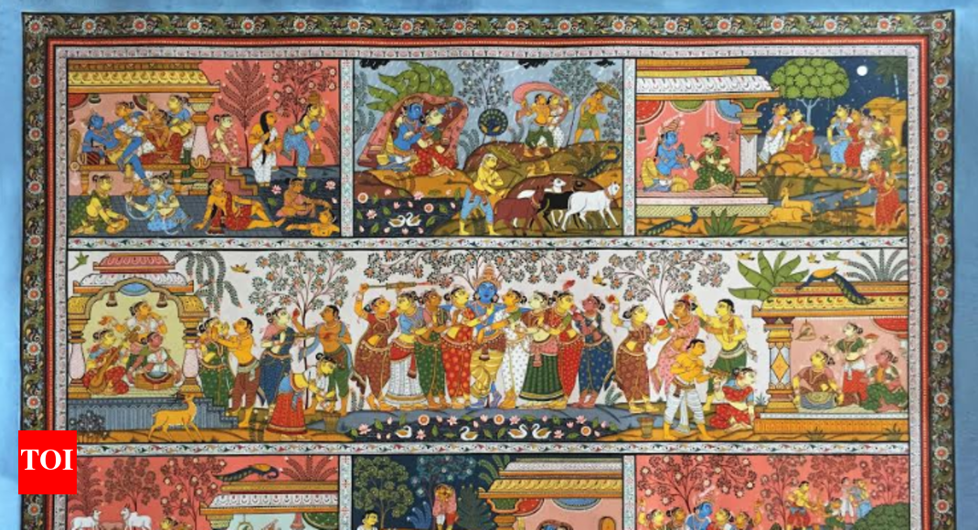 Patachitra paintings by 11 award winning Odisha artists to be displayed ...