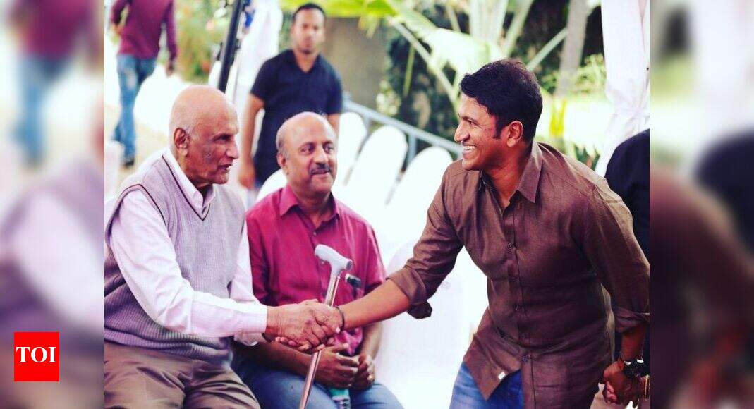 Puneeth Rajkumar remembers CH Loknath | Kannada Movie News - Times of India