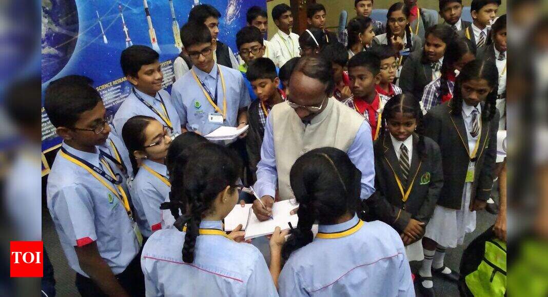 Students inspire me, says Isro chairman | India News - Times of India