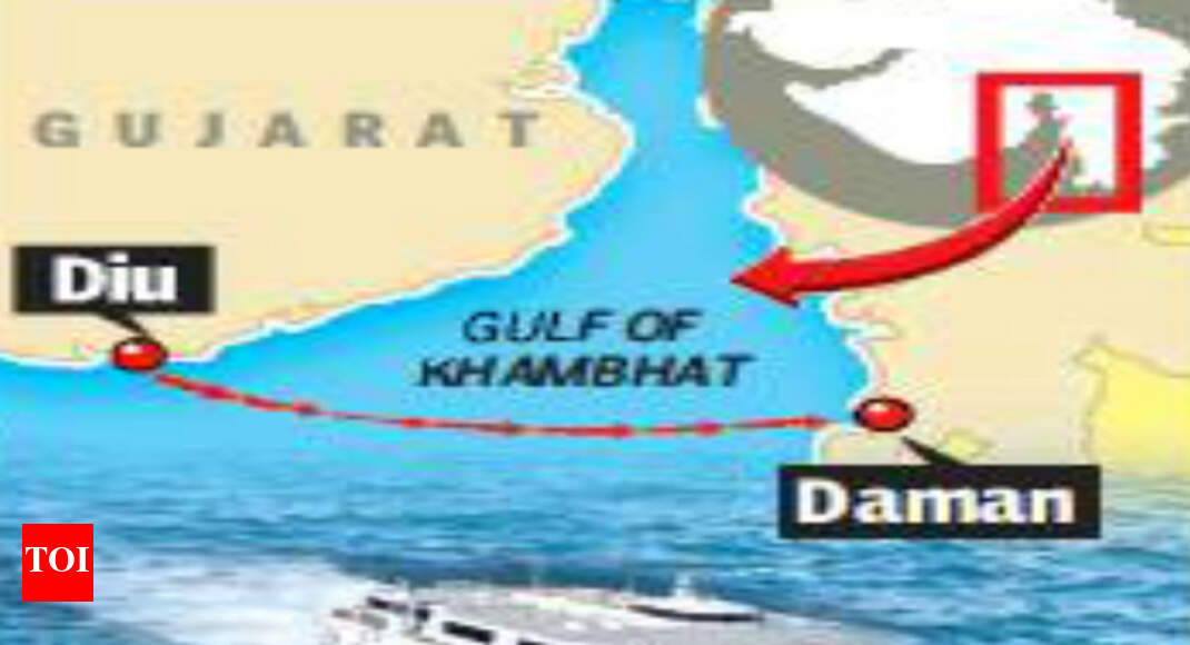 From Diu, hop on to a catamaran for Daman | Surat News - Times of India