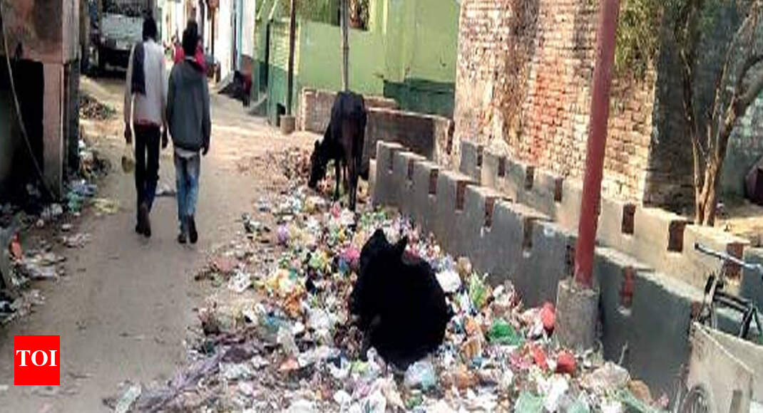 Sitting atop garbage piles, Daliganj ranked filthiest | Lucknow News ...