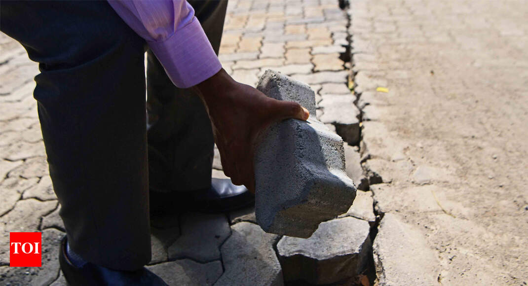 Mumbai: Paver blocks to go, pavements set to get new stencil-concrete ...