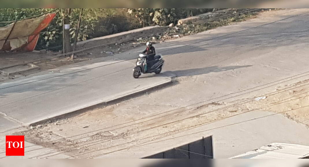 unsafe road - Times of India