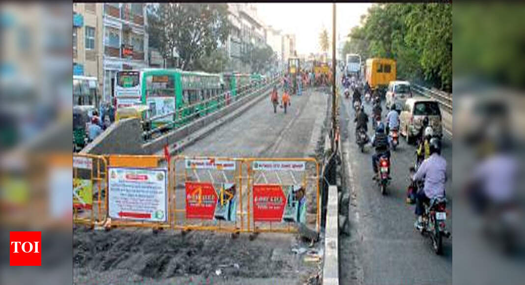 Sirsi Circle flyover work: Mysuru Road ordeal will stretch for two ...