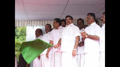 CM Edappadi K Palaniswami flags off 555 new govt buses; Chennai gets 56 ...