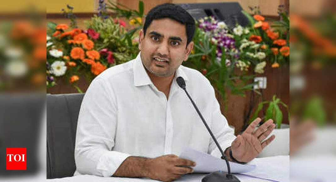 Nara Lokesh trains gun on PM Modi, Veerraju, Jaganmohan Reddy | Vijayawada News - Times of India