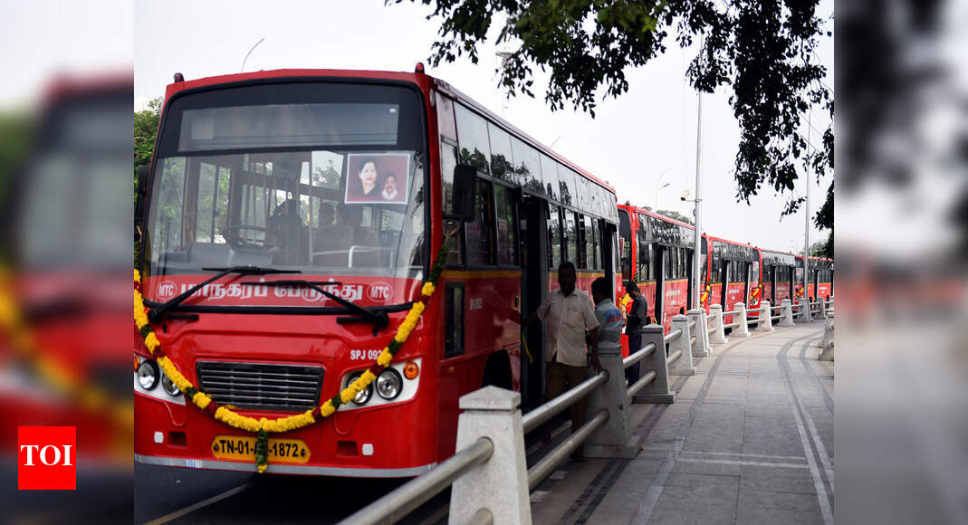 56 new MTC buses for Chennai, 25 to ply on OMR to woo techies | Chennai ...