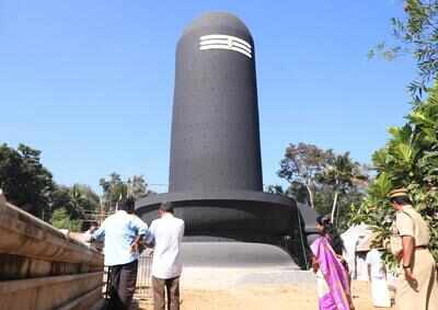 Tallest Shiva lingam in country enters India book of records ...