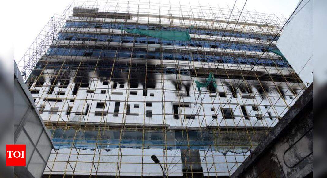NMC orders structural audit of singed building | Nagpur News - Times of ...