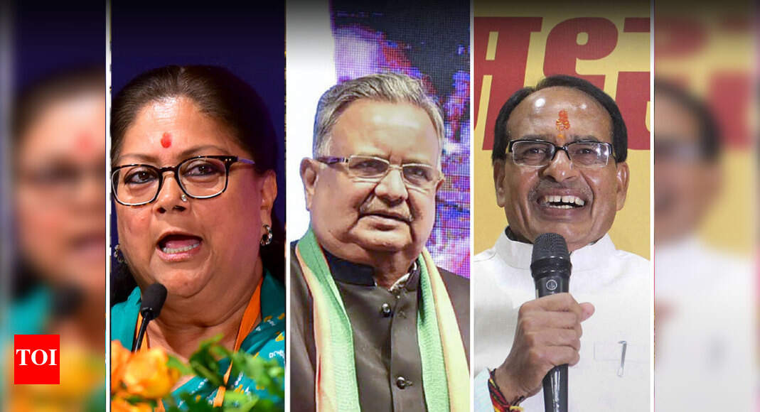 ‘National’ roles for 3 BJP former chief ministers | India News - Times ...