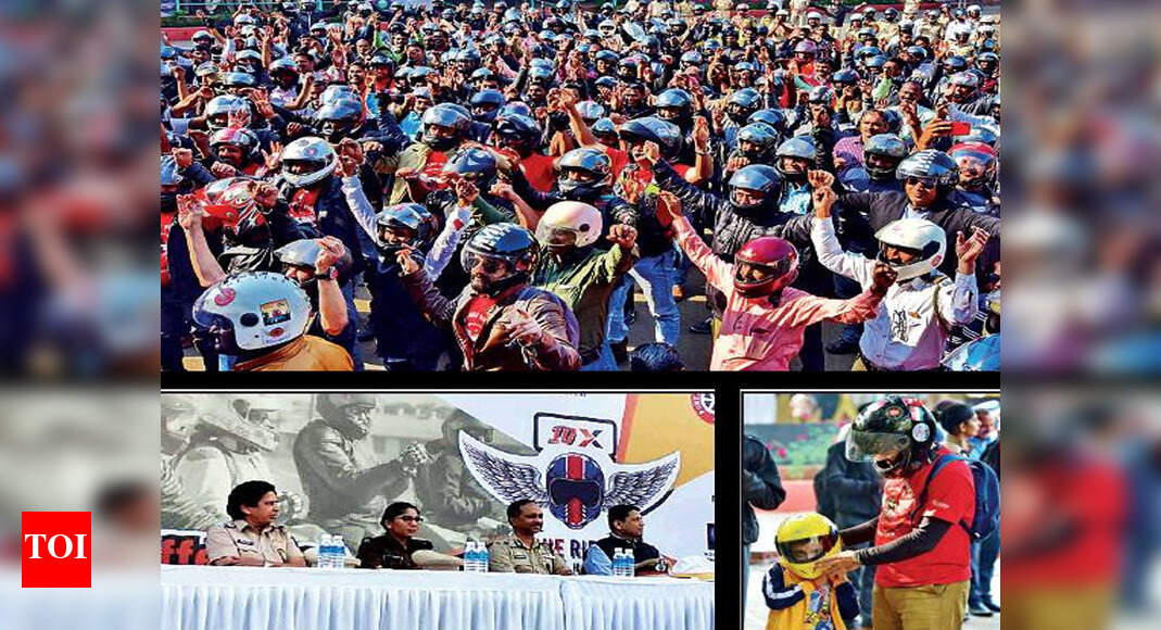 No provision for stricter action against repeat helmetless riders ...