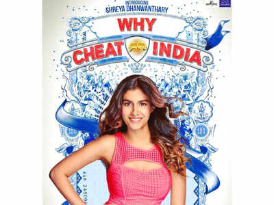 'Why Cheat India' poster: Shreya Dhanwanthary dazzles on the poster of her debut film | Hindi ...