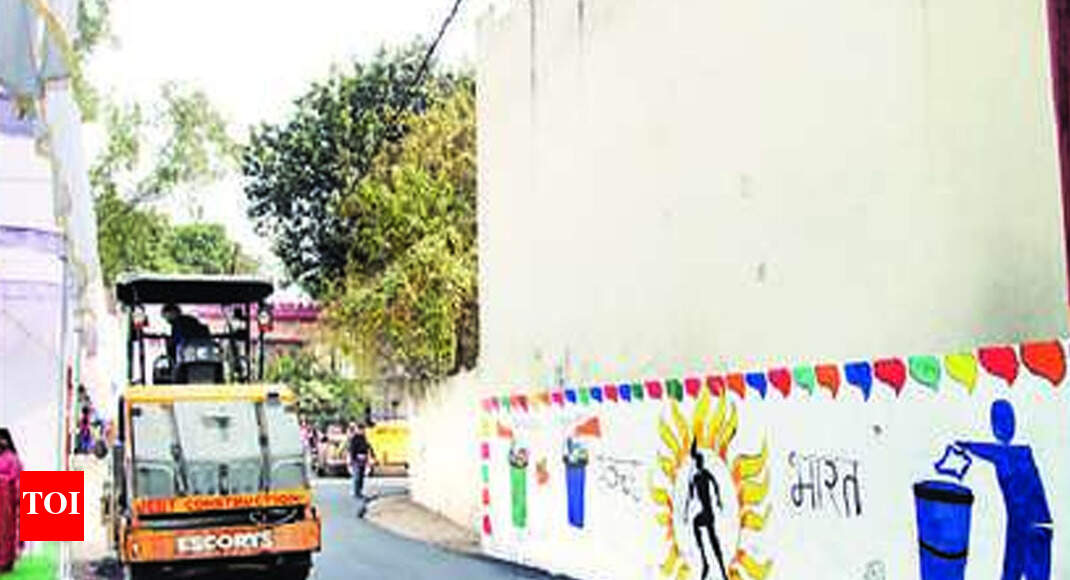 Meerut Cantonment gets its first stretch of polymerised road | Meerut ...