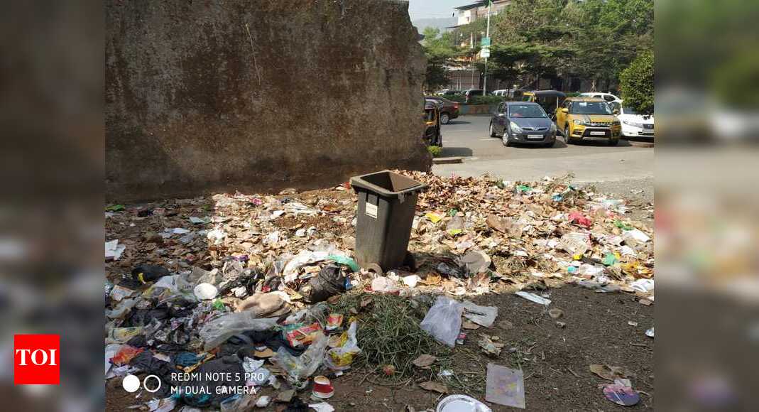 TMC ground in Thane becomes a garbage dump - Times of India