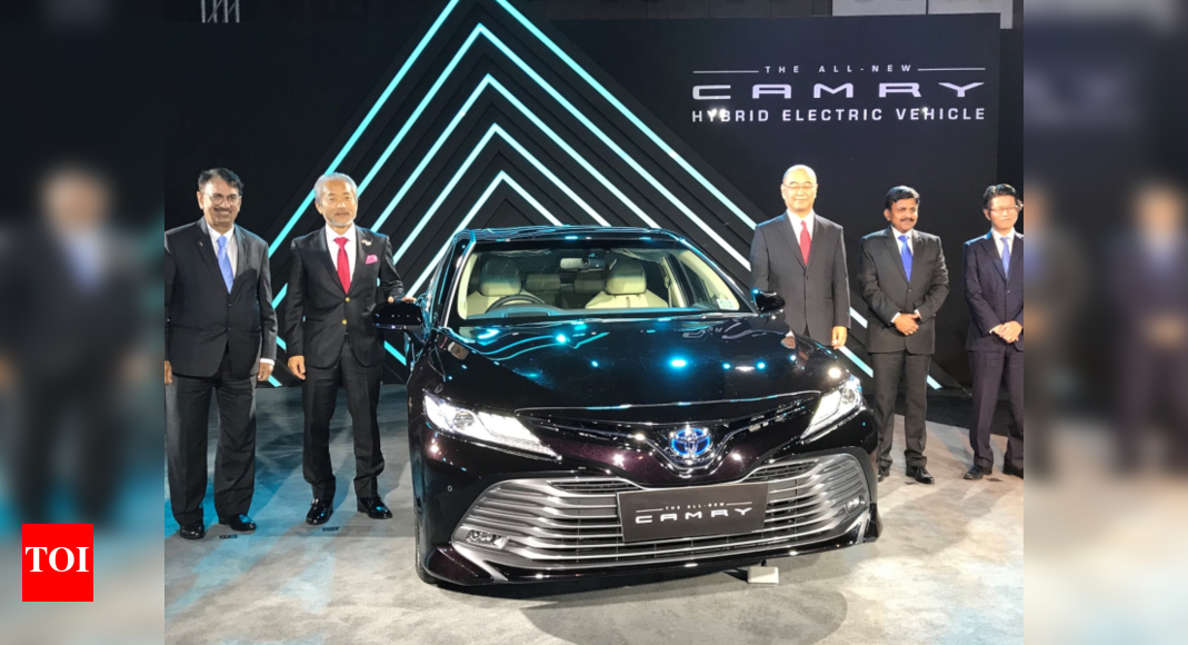 Toyota launches new Camry Hybrid at Rs 36.95 lakh - The Times of India