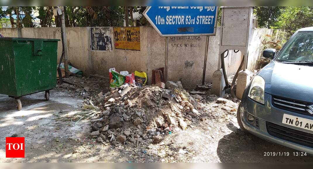 waste mound - Times of India