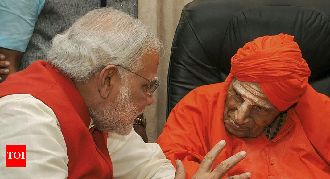 Shivakumar Swami always showered love and blessings on me like son: PM ...