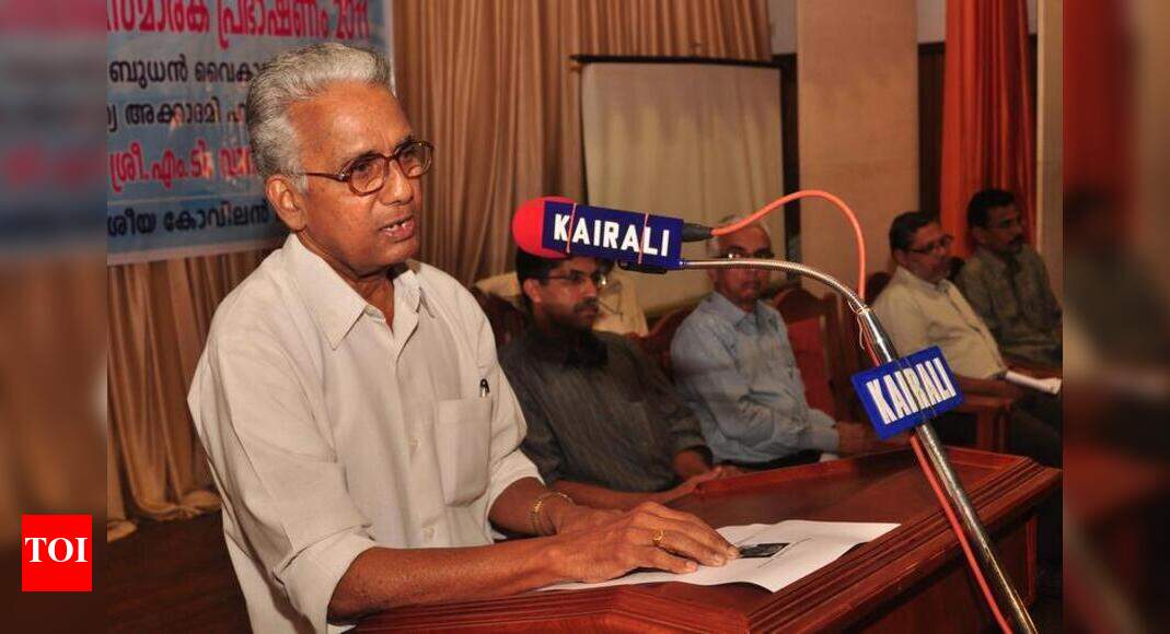Guptan Nair award for K P Sankaran | Thiruvananthapuram News - Times of ...