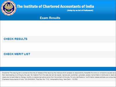 ICAI Result: CA Final and CA Foundation Nov 2018 results declared ...