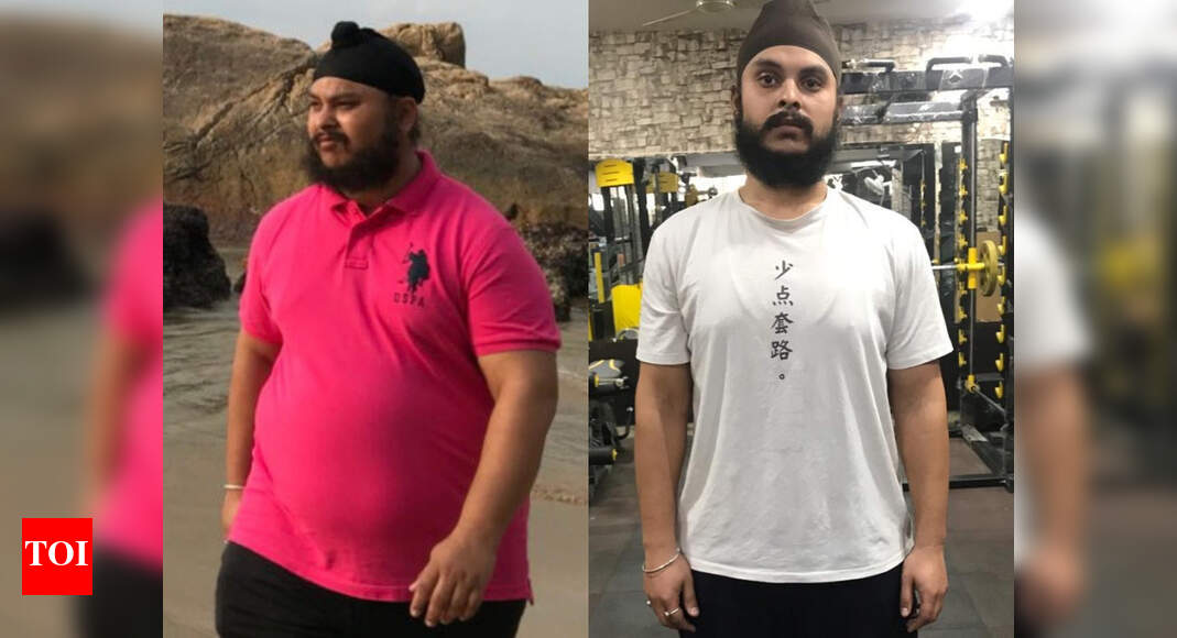 Weight loss: This man lost a whopping 54 kilos in 6 months - Times of India