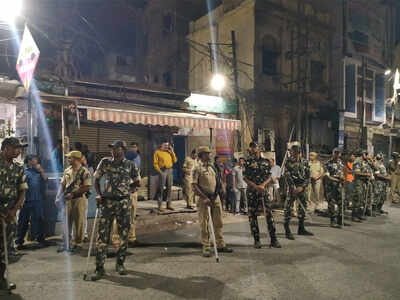 Hyderabad: Police deployed after tension in Old city | Hyderabad News ...