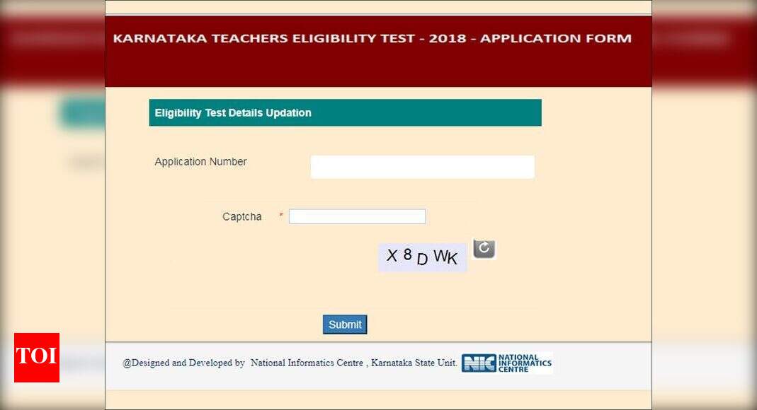 Karnataka TET Admit Card released @schooleducation.kar.nic.in; download here - Times of India
