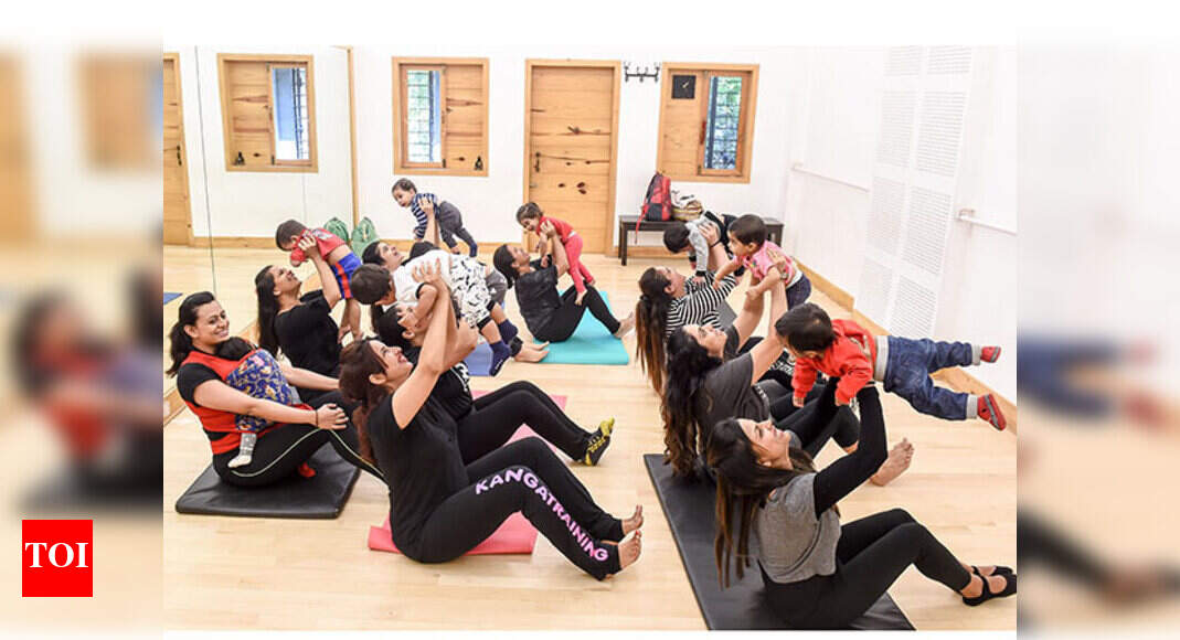 Mumbai moms take to exercising with their babies | Mumbai News - Times ...