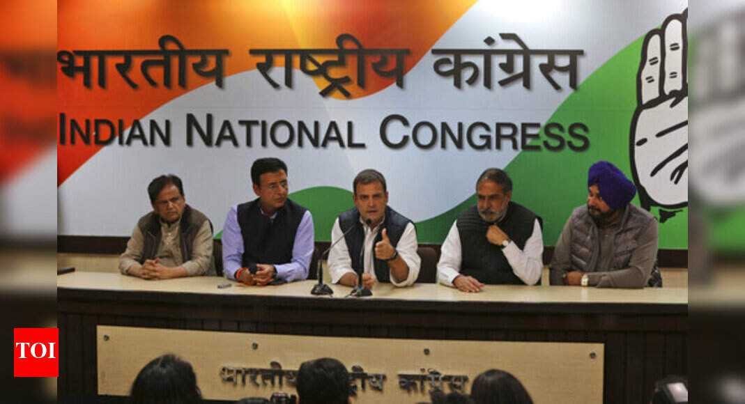 Congress forms election panels for 5 states, 2 UTs | India News - Times ...