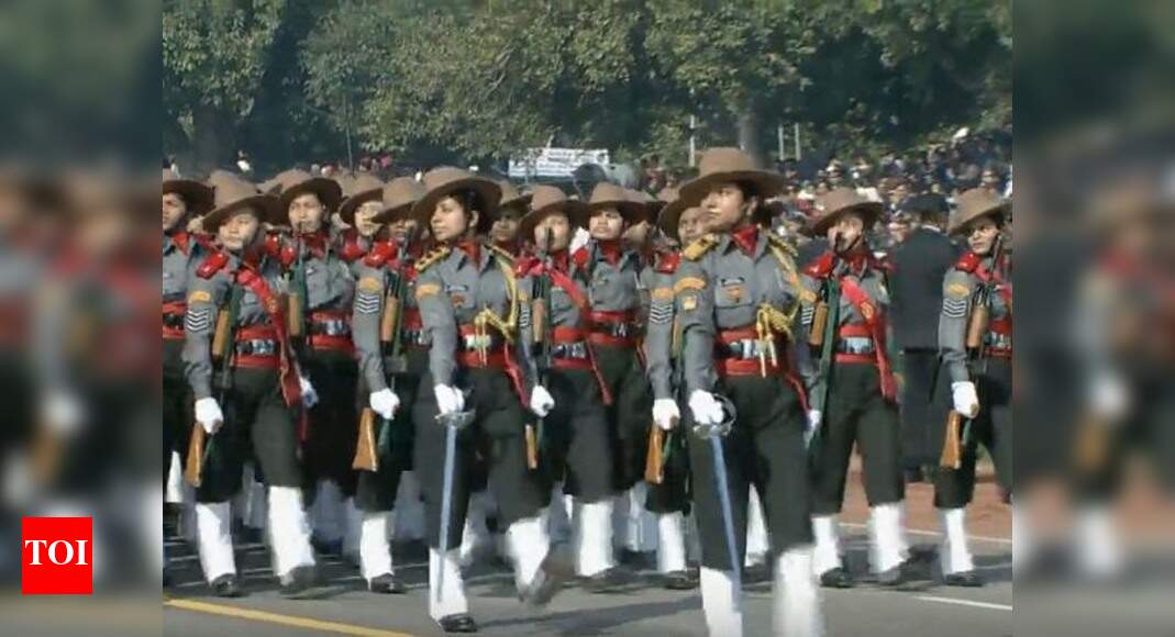 Women prowess mesmerises crowd at 70th Republic Day parade on Rajpath ...