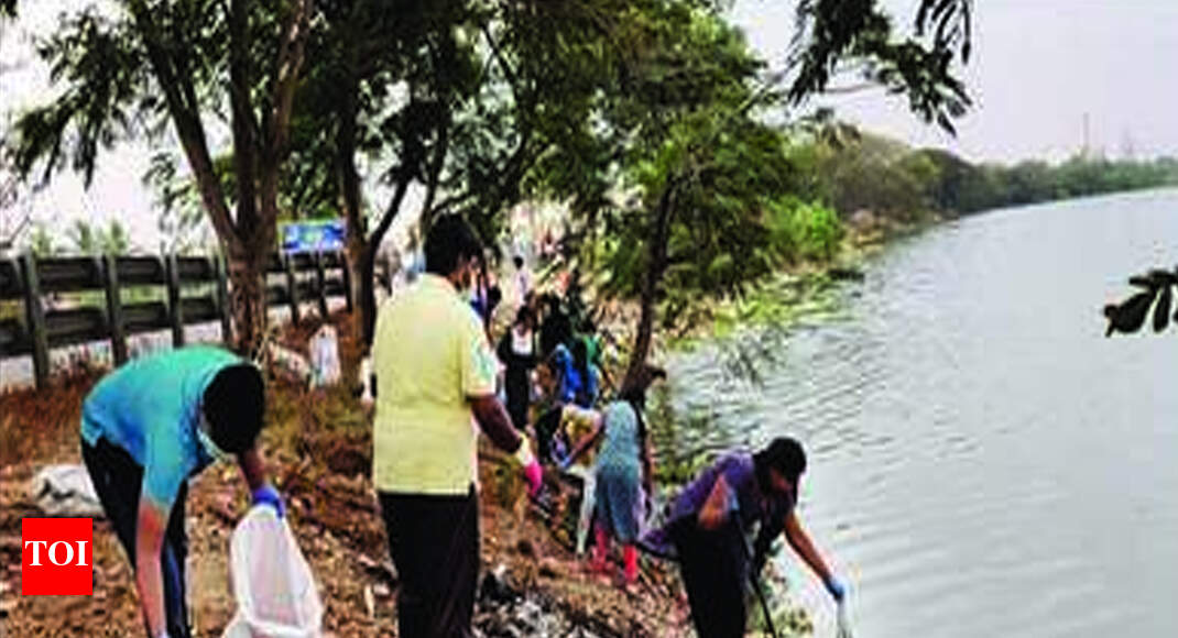 Kumarasamy lake is clean and pristine after cleaning drive | Coimbatore ...