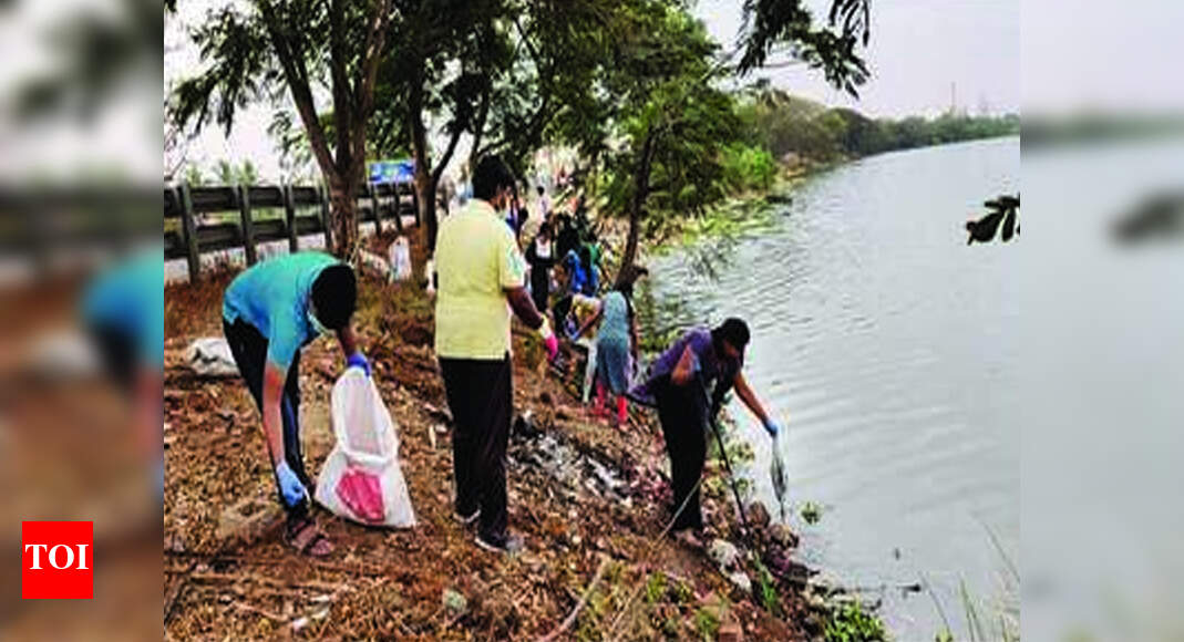 Kumarasamy lake is clean and pristine after cleaning drive | Coimbatore ...