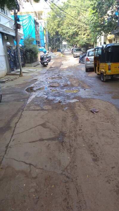 bad roads before and after elections - Times of India