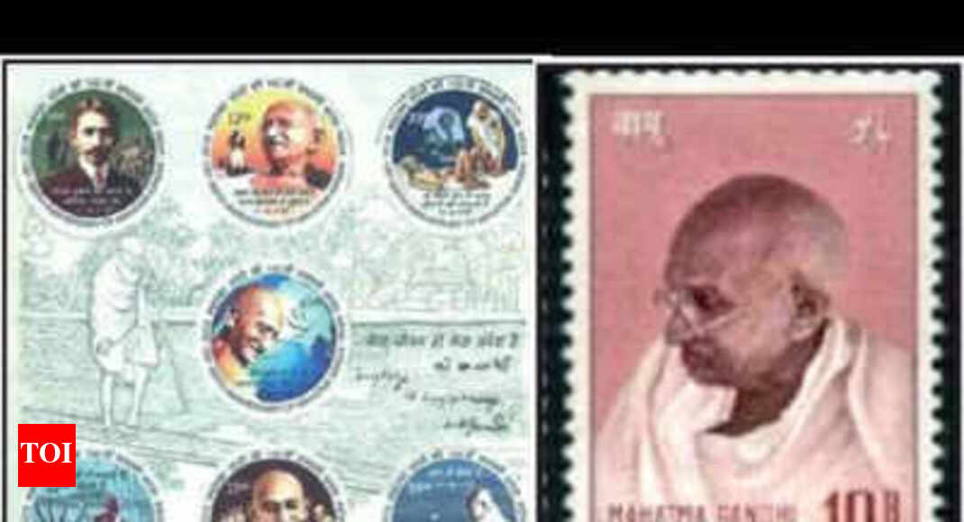 gandhi stamps: 5,000 stamps on Mahatma Gandhi to be displayed in ...