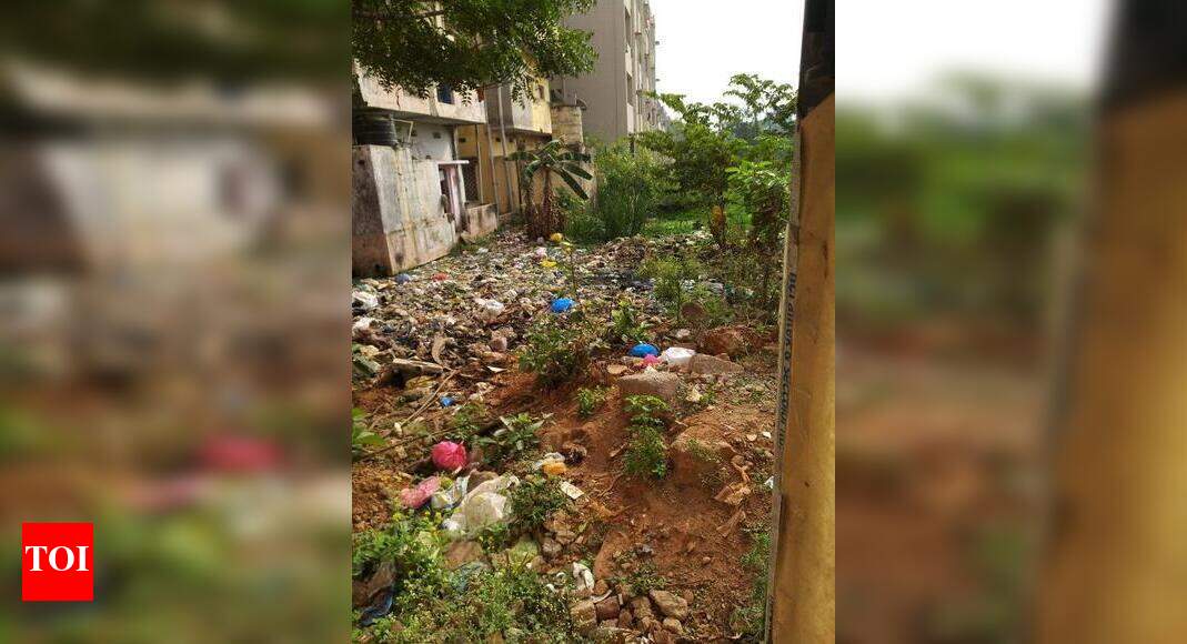 Bhavanipuram, HB colony Garbage and sewage problem - Times of India