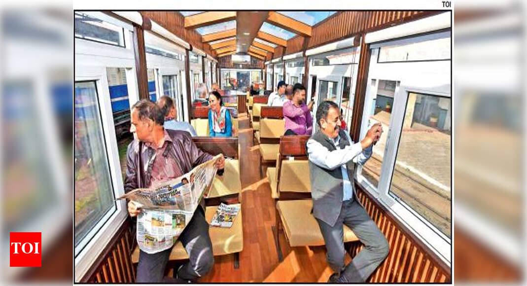 New glass-roof train on Shimla track from May | Chandigarh News - Times ...