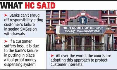 HC: Banks liable for loss due to unauthorized transactions | Kochi News ...