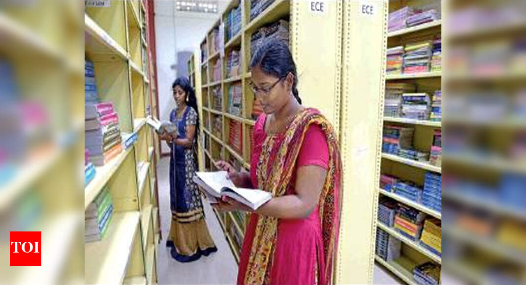RK Math library houses engineering texts, awaits students | Chennai ...