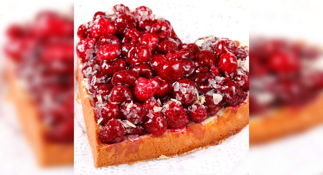 Heart Cake Recipe: How to Make Heart Cake Recipe | Homemade Heart Cake ...